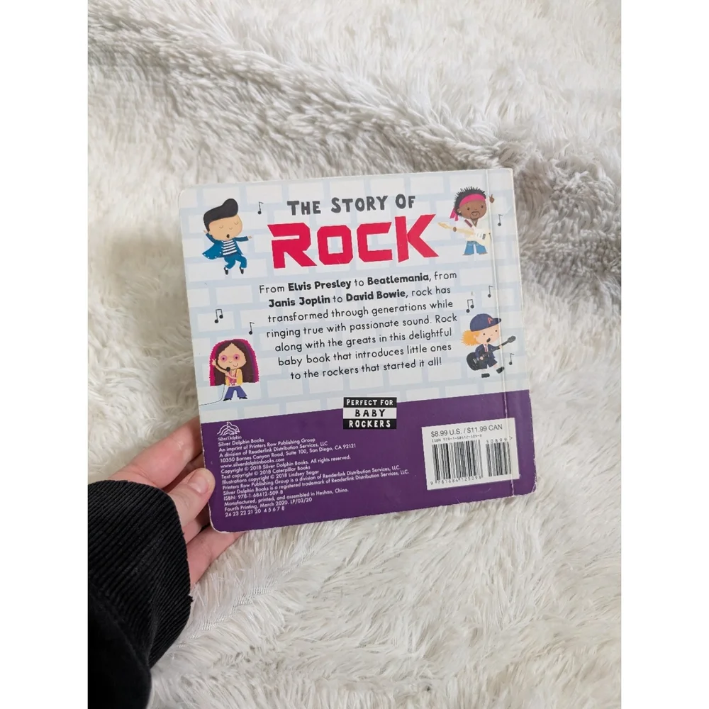 Chronicle Books | Other | The Story Of Rock Baby Board Book | Poshmark